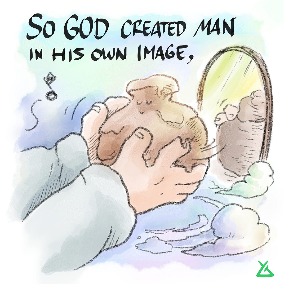 Based on the text that distinguishes humans and God: humans have power ...