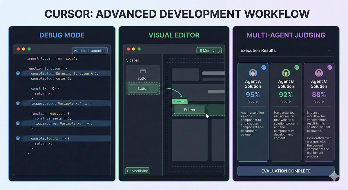 Cursor Just Changed How You Build with AI — Debug Mode, Visual Editor, and Multi-Agent Judging ...