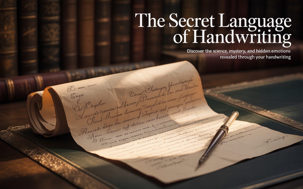 The Secret Language of Handwriting | by Amit Anand | The Infinity ♾ ...