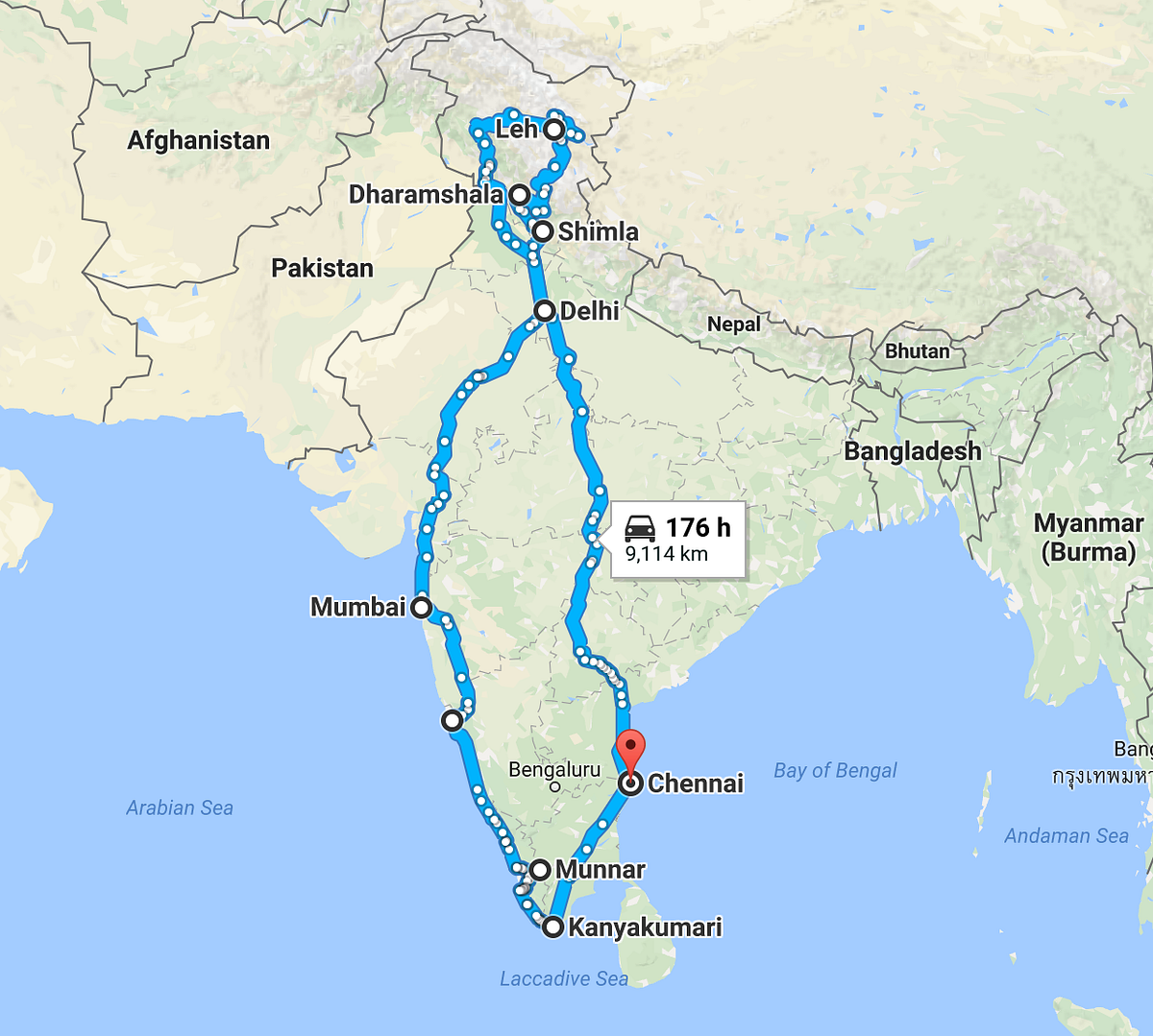 The All India Bike Ride — Part 1. Reaching Himachal Pradesh | by ...