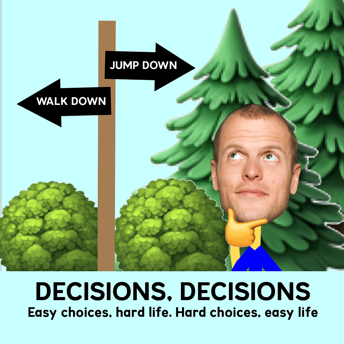 Pair-O’-Shoes or Parachute? (Hard Decisions for an Easy Life) | by Blahoot | Medium