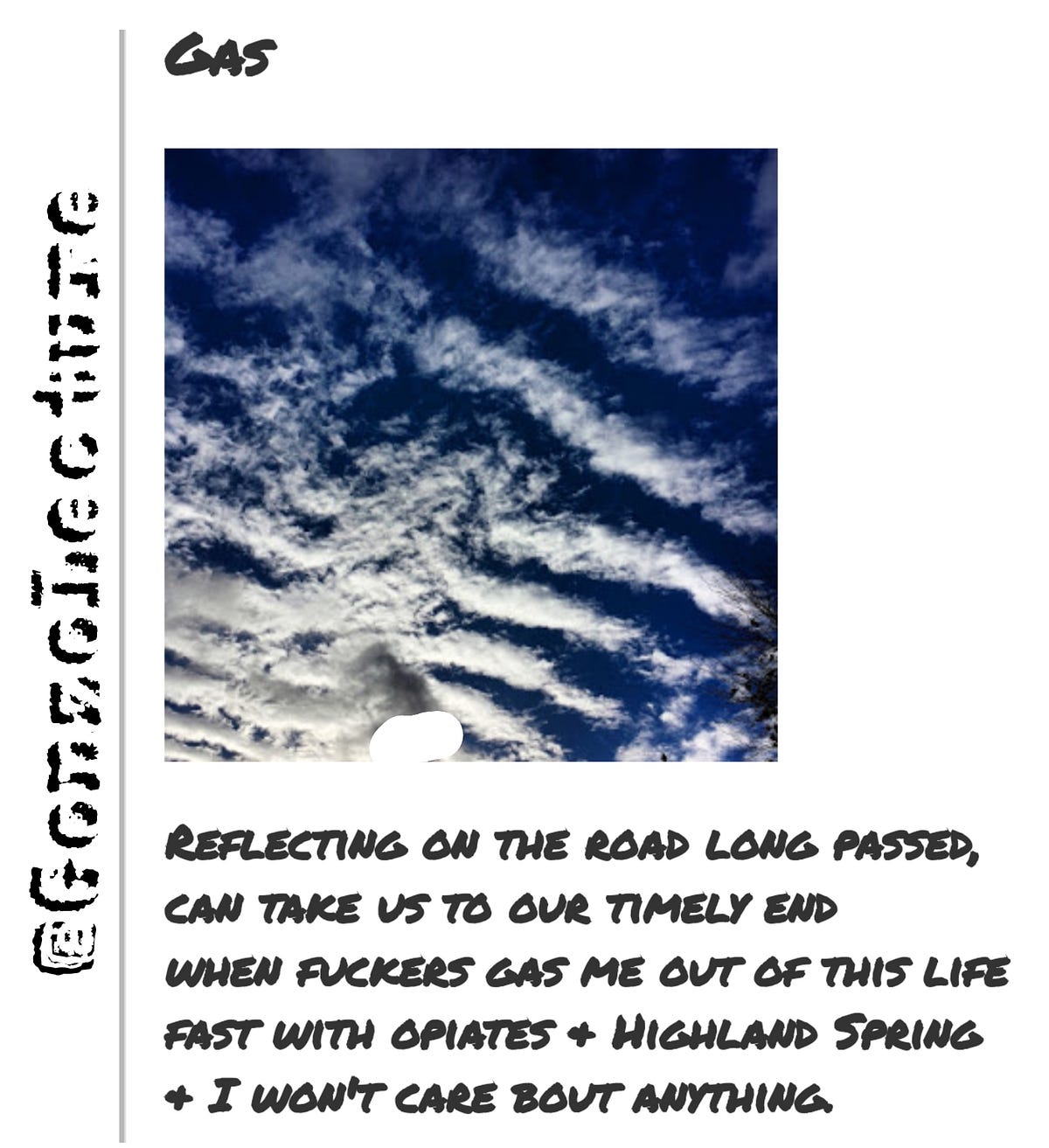 Gas (poem) | by Gonzolecture ™ | Medium