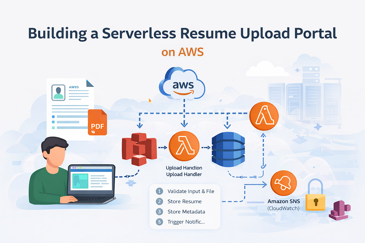 Building a Serverless Resume Upload Portal on AWS | by Kishor Bhairat ...