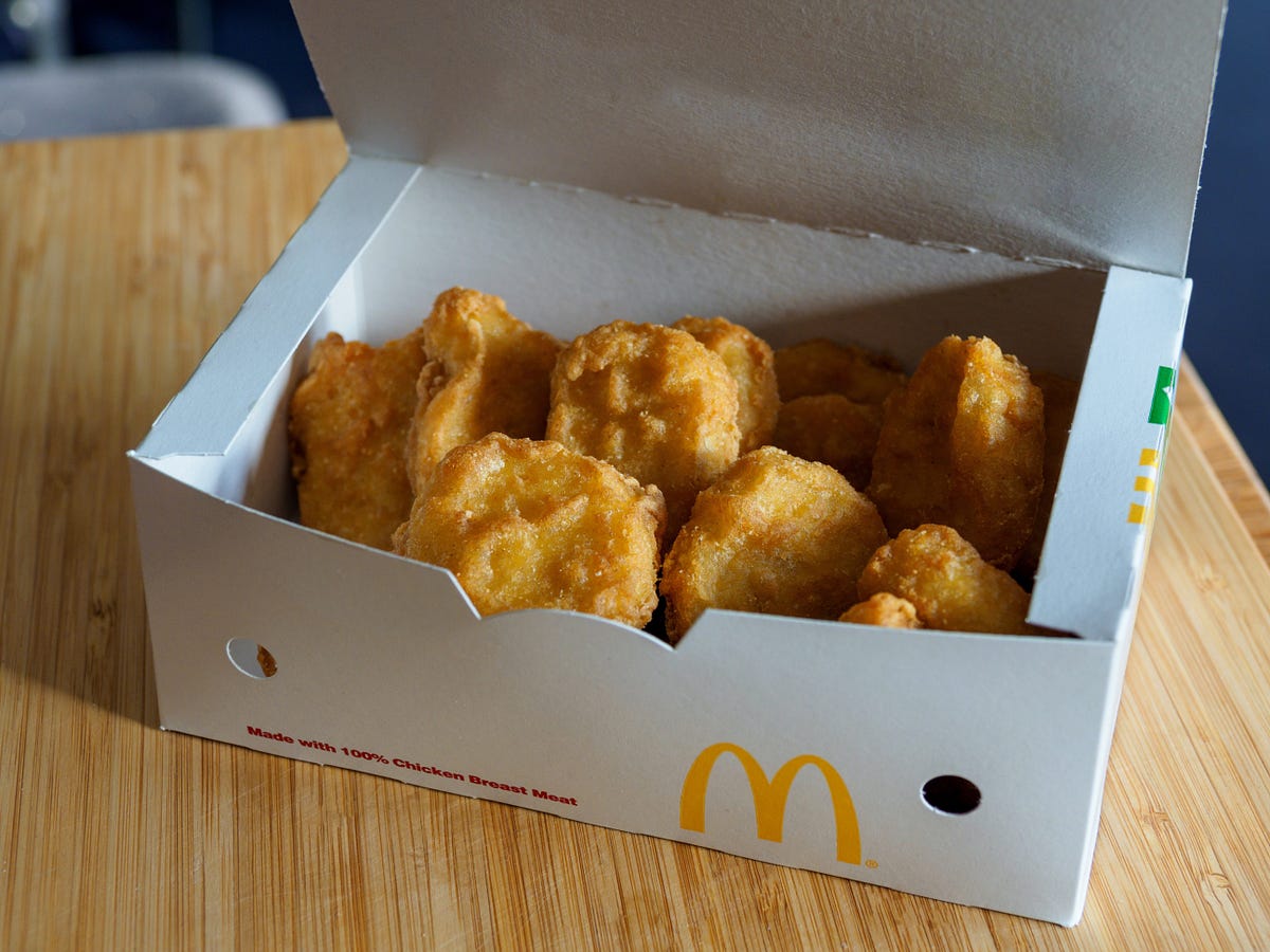 Mcdonalds Chicken Nuggets Box