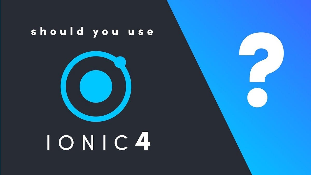 What’s New Features Introduced In Ionic 4 Beta | by Saravanan Nandhan ...