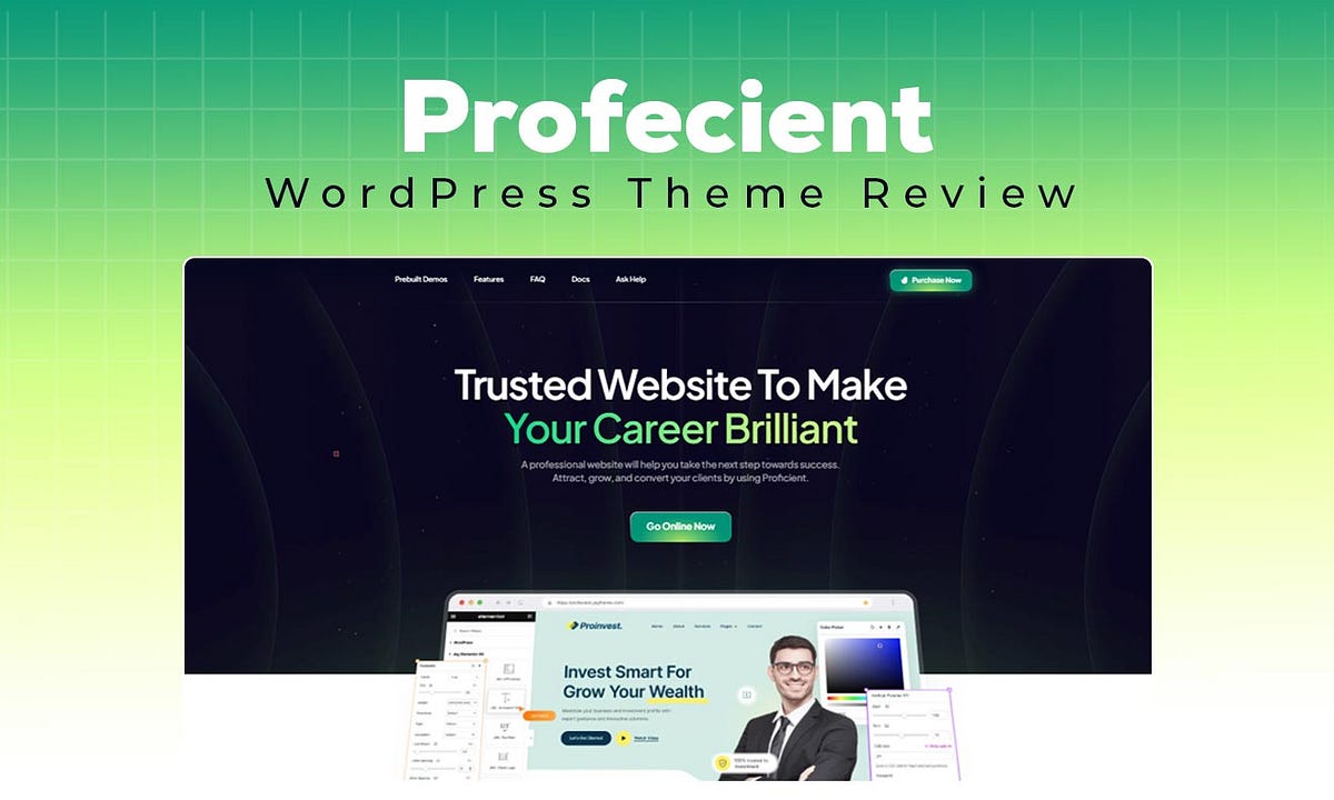 Profecient WordPress Theme Review — Best Deal at $35 | Medium