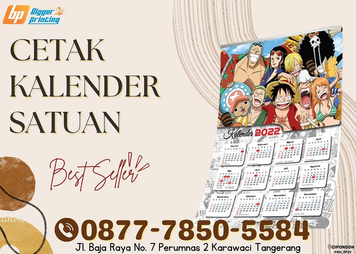 BEST SELLER, Wa./Call. 0877–7850–5584, Cetak Kalender Satuan di ...