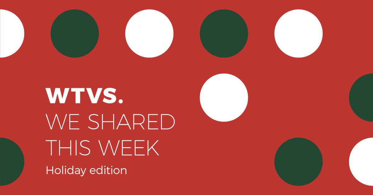 WTVS. We Shared This Week: Holiday Edition | by WTVS. | WTVS | Medium