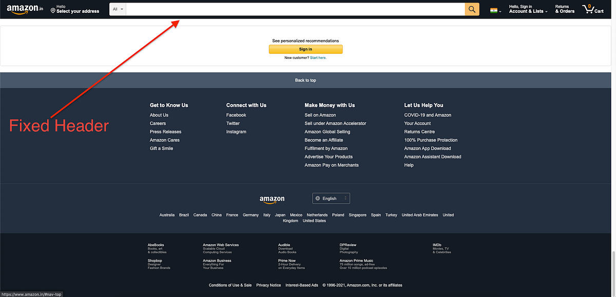 How to Remove “sticky”, “fixed” JavaScript? - Akhil - Medium