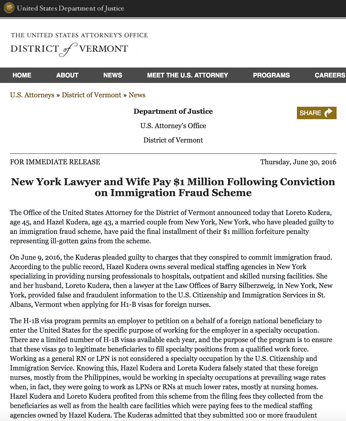 A New Practice Takes Over After Immigration Scammer Pleads Guilty | by ...