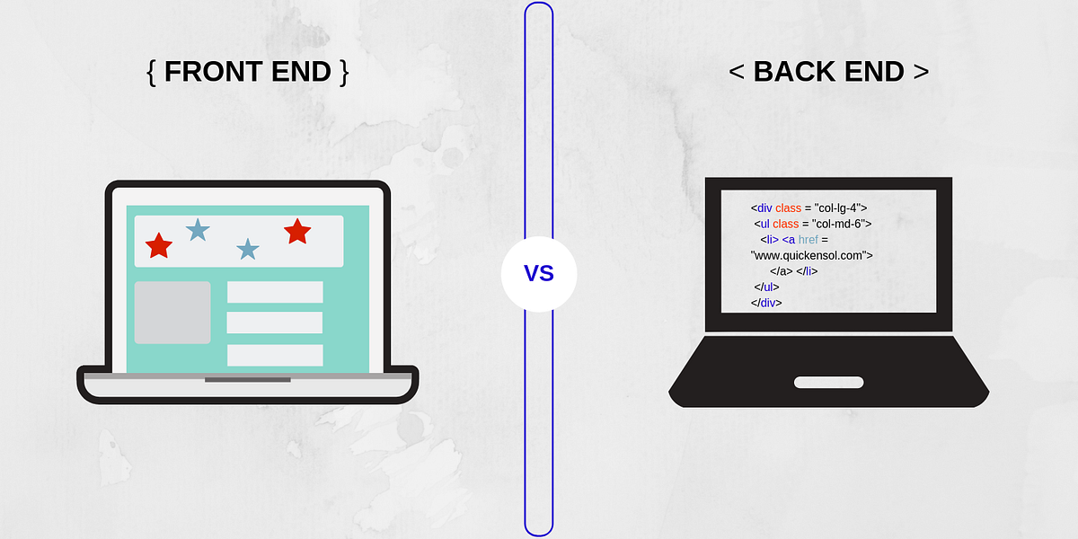 FRONT-END VS BACK-END DEVELOPER. Web Development comprises of two… | by ...