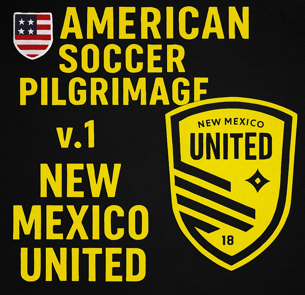 The American Soccer Pilgrimage, v.1 — New Mexico United | by Justin ...