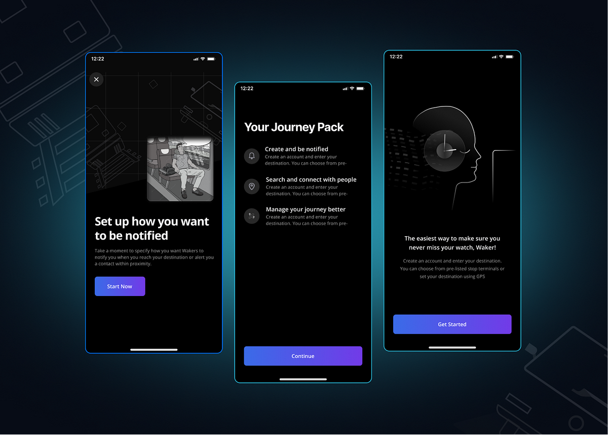 UX Case Study: Wakers — An App for Sleepy and Bored Trippers | by Niyi ...