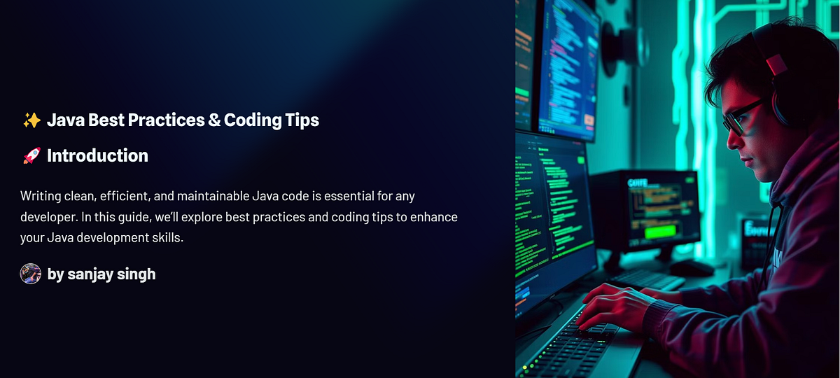Java Best Practices & Coding Tips | by Sanjay Singh | Medium