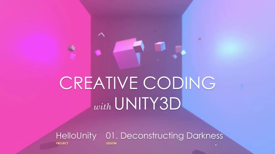 Creative Coding with Unity. Rick Barraza has put together an… | by Greg ...