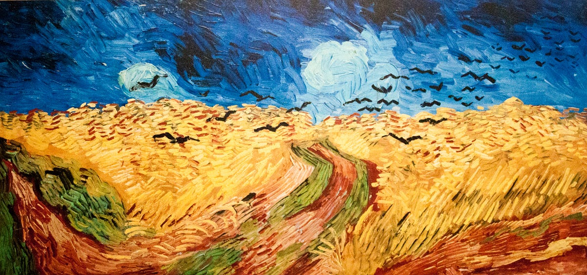 Wheatfield with Crows. A poetic tribute to ‘Wheatfield with… | by ...