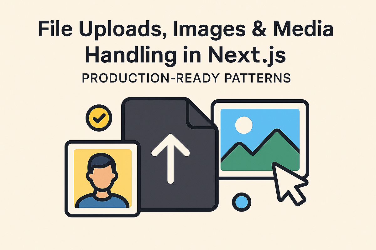 File Uploads, Images & Media Handling in Next.js (Production-Ready Patterns) | by Chandan | Full ...