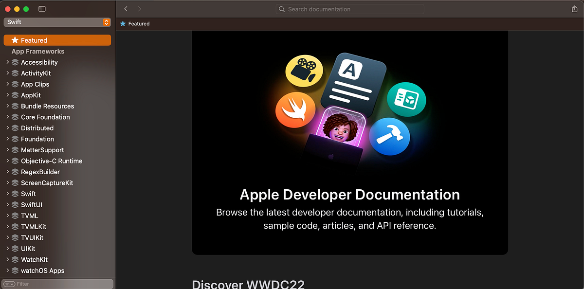 搜尋研究 Apple 官方文件的教學 — Article，Tutorial & Sample Code | by 彼得潘的 iOS App Neverland | 彼得潘的 Swift iOS ...