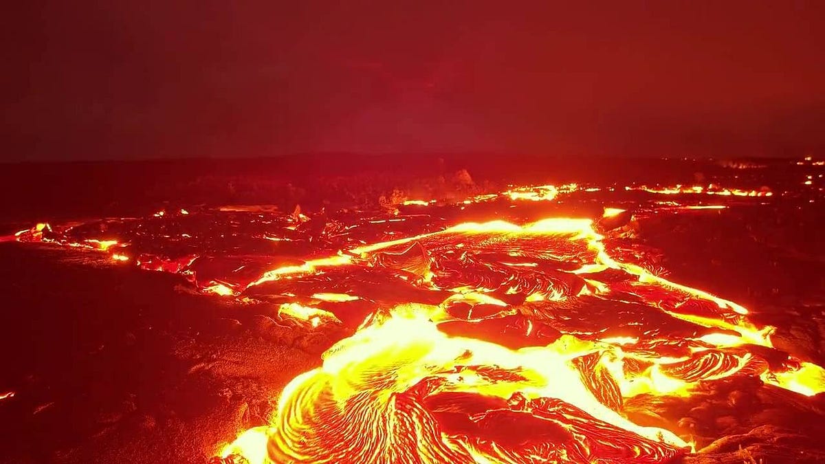 Streams of Fire. A river of fire was flowing, coming out… | by Samuel ...