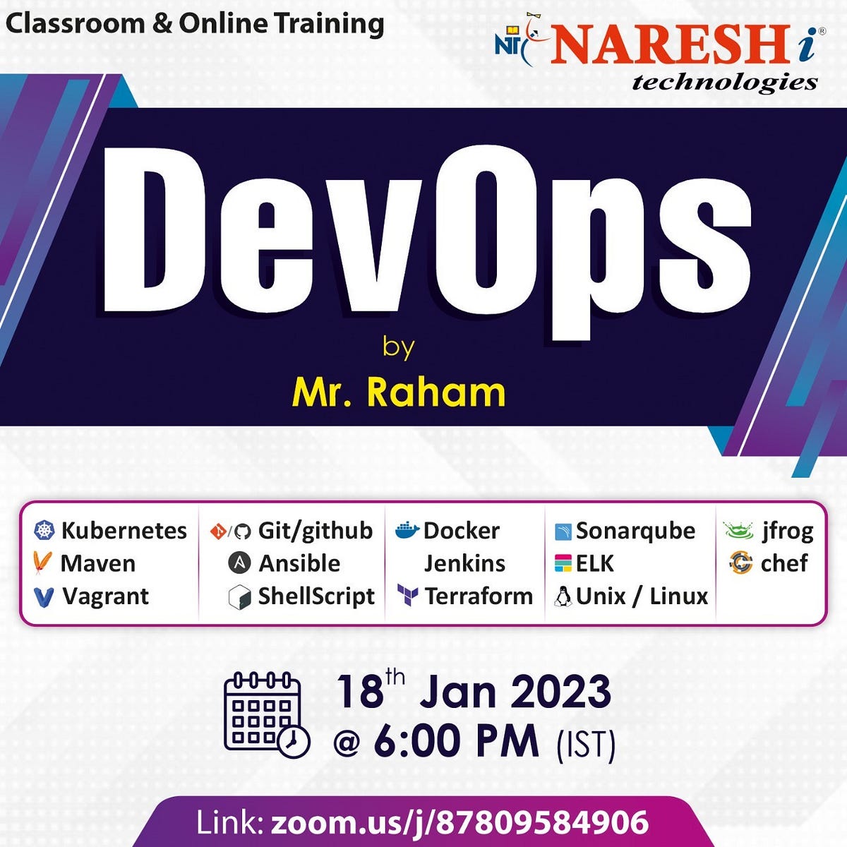 Attend Free Demo on Devops — NareshIT - Samuel NareshIT - Medium
