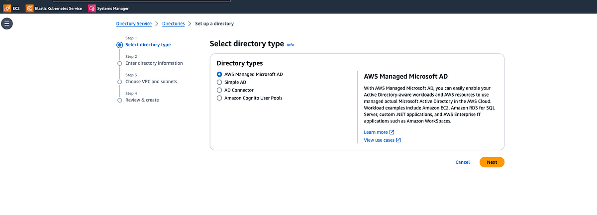 Configure AWS Managed Microsoft AD Active Directory and join your Linux EC2 instance to the ...