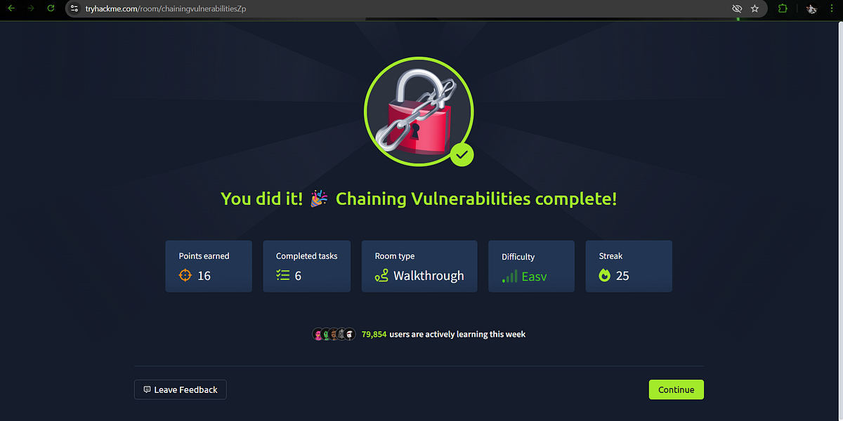 Chaining Vulnerabilities [TRYHACKME] | by Aqdas Ahbab | Medium