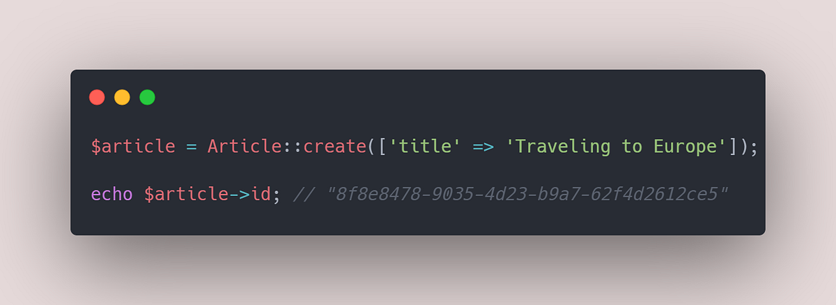 Implementing UUIDs in Laravel: The Easy Way | by Hossam Soliuman | Medium