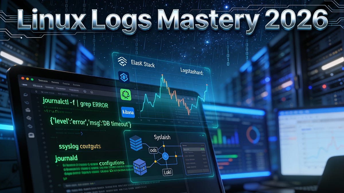The 2026 Linux Logging Bible: Troubleshoot, Monitor & Scale Like a Pro | by Neel Shah | Devops ...