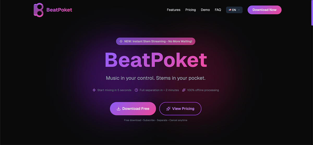 Building Beatpoket: A Native Music Player with On-Device AI Stem ...