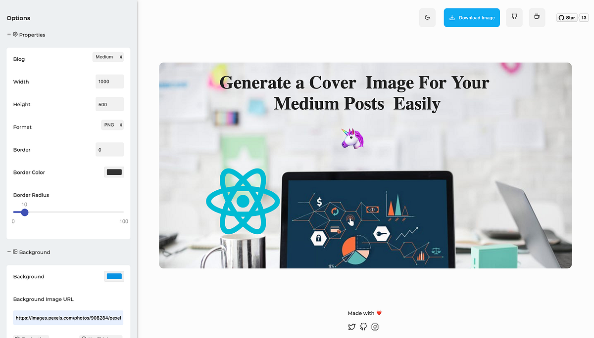Generate Cover Image For Your Medium Posts Easily | by Jijin P | Medium