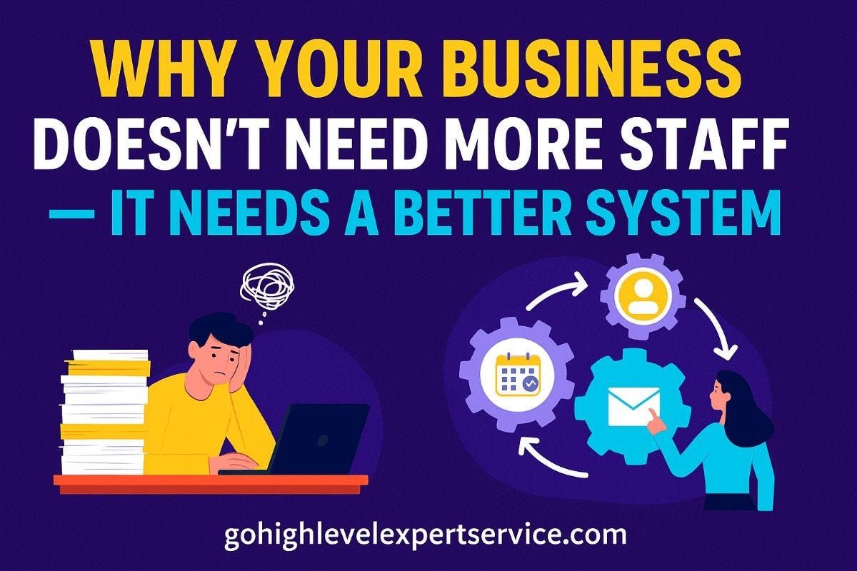Why Your Business Doesn’t Need More Staff — It Needs a Better System ...