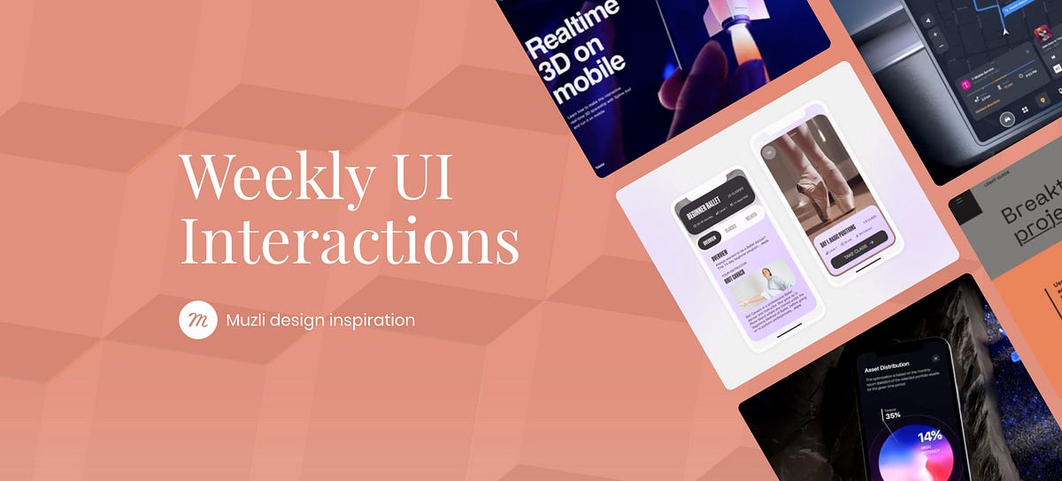 UI Interactions of the week #308 - Muzli - Design Inspiration