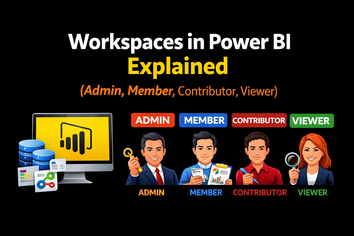 Workspaces in Power BI Explained (Admin, Member, Contributor, Viewer ...