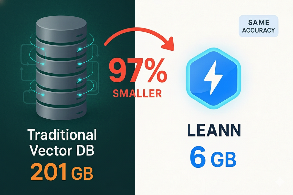 LEANN: The Tiny Vector Index That Makes Personal AI Real | by Prashanth ...