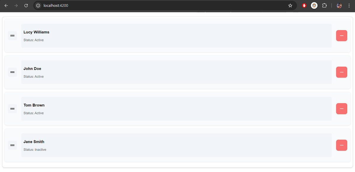 Sort with Angular CDK. Introduction In this tutorial, we’ll… | by Syaiful Rahmatdani | Medium
