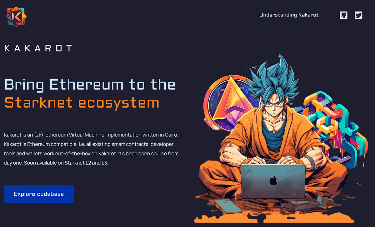 INTRODUCING KAKAROT PROTOCOL, THE CORNERSTONE OF ZK-EVM ADOPTION ON THE STARKNET BLOCKCHAIN | by ...