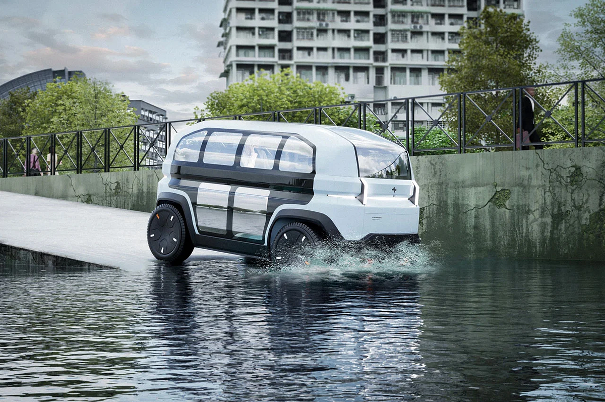 THIS ELECTRIC VEHICLE IS SMART AND GREAT FOR CITY TRAVEL, ON BOTH ROADS ...