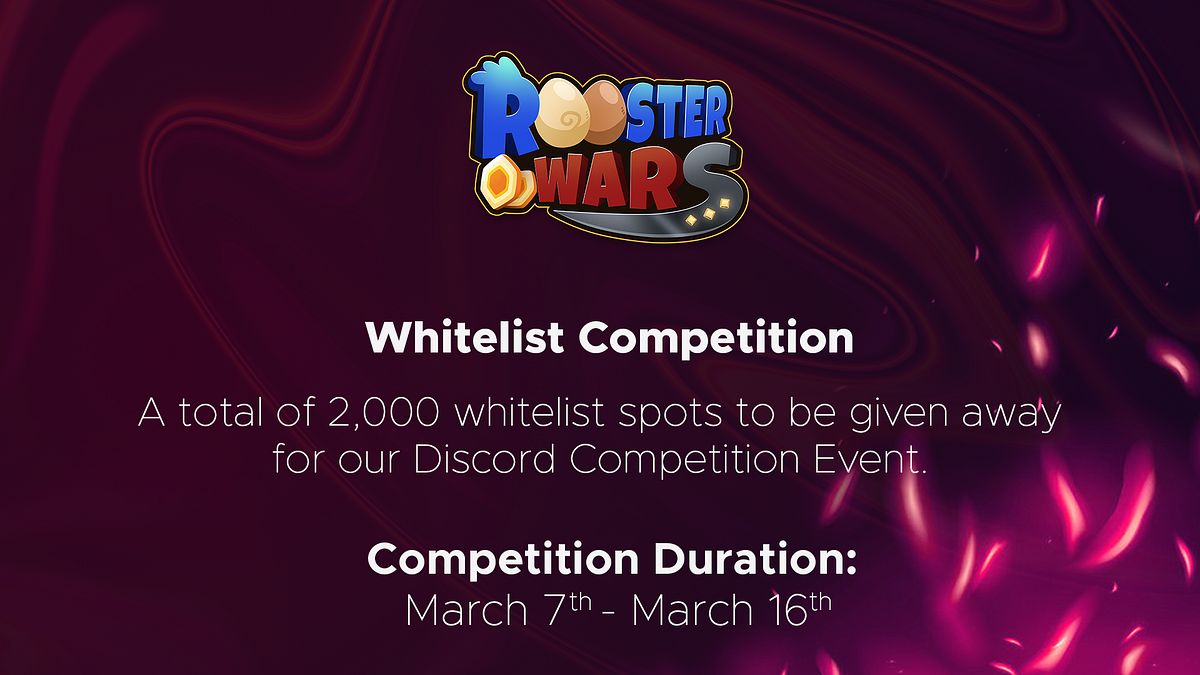 ROOSTER WARS NFT WHITELIST INVITE COMPETITION | by Meta Dhana | Medium
