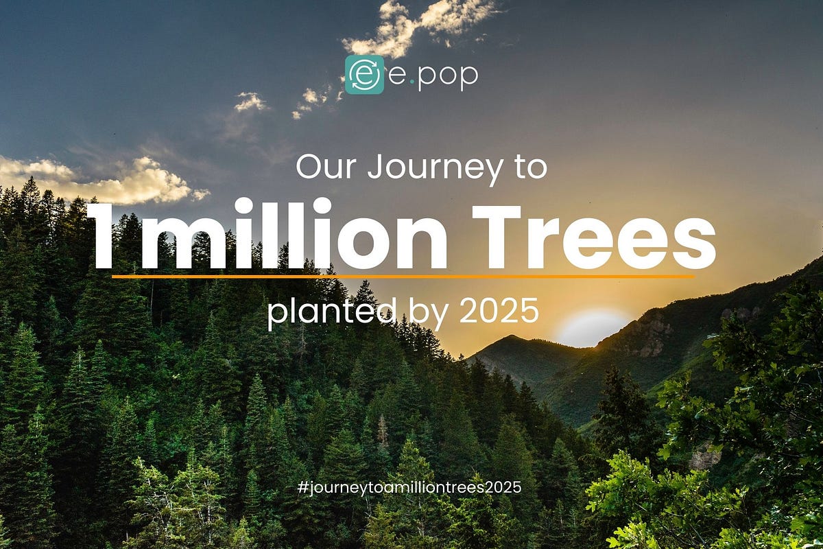 Our Journey to One Million Trees Planted | by e.pop | Medium