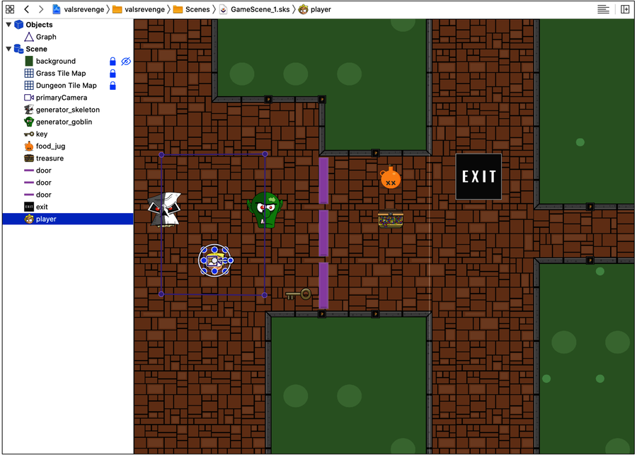 Exit the Map and Load the Next Scene | Apple Game Frameworks and ...