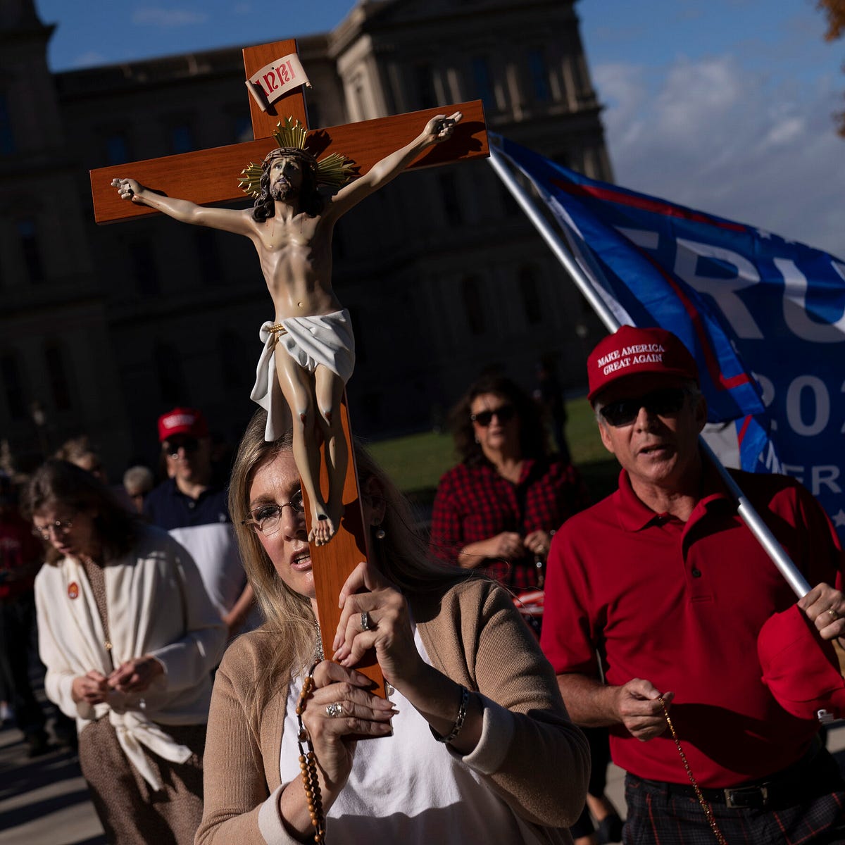 Is the Orange Man Really Jesus?. There’s no one less like Jesus than ...