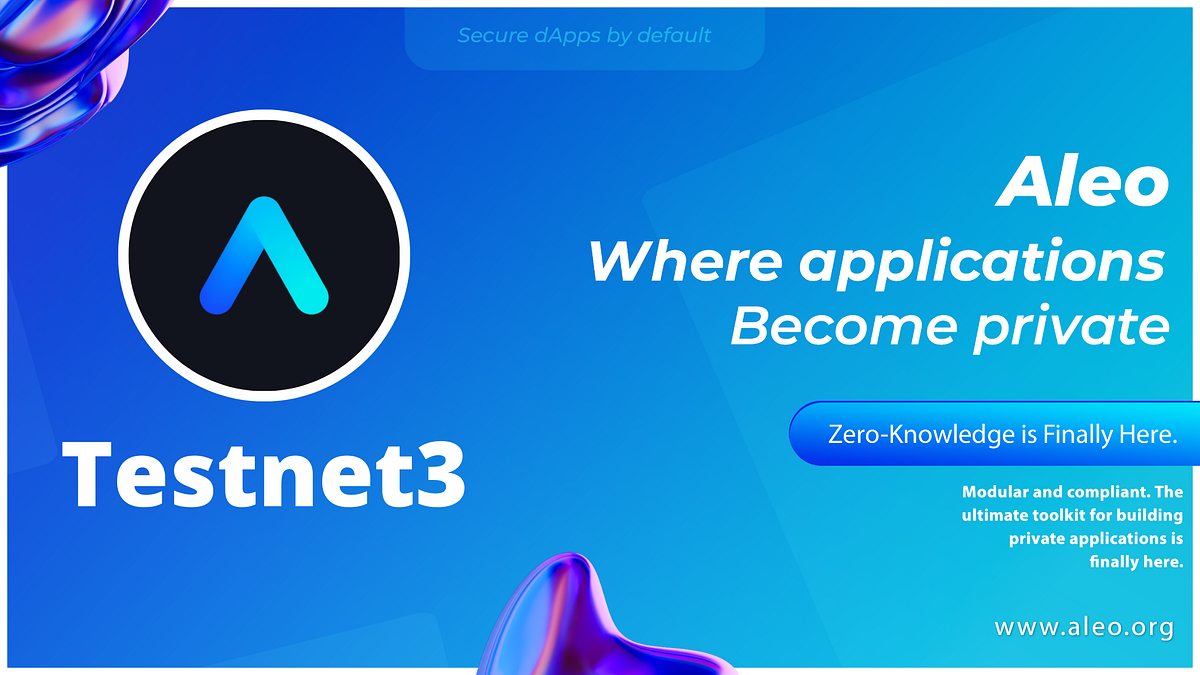 Aleo — Testnet3 and it’s phases. Good day everyone , today I wanted to ...