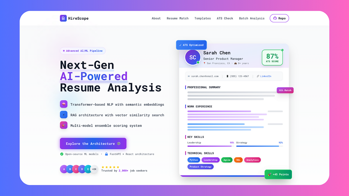 Building HireScope: My Journey to Creating an AI-Powered Resume ...