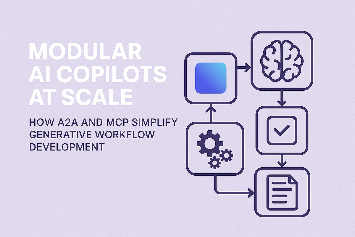 Modular AI Copilots at Scale: How A2A and MCP Simplify Generative ...