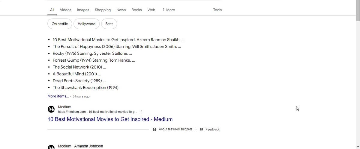 How to Get Your Content Featured in Google’s Featured Snippets | by Azeem Rahman Shaikh | Oct ...