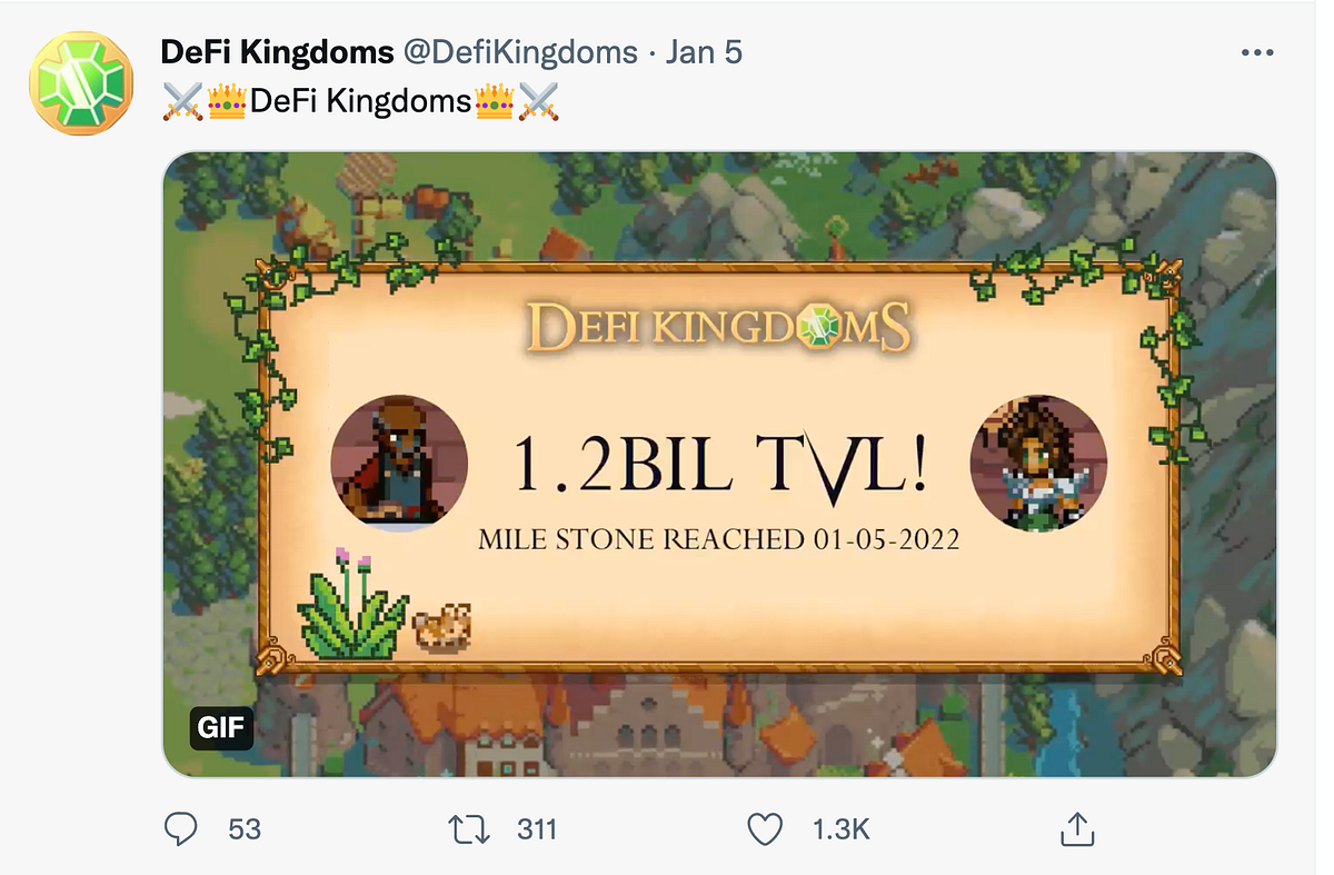 Transaction volume surpasses Axie Infinity, how does DeFi Kingdoms do ...