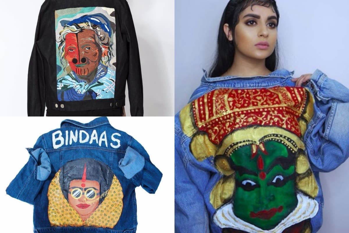 The Inimitable Hand-Painted And Customised Denim Jackets by Indian ...