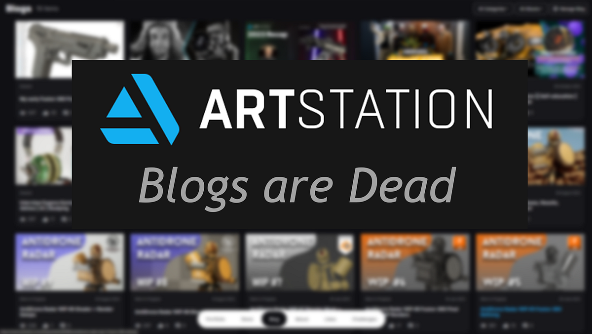 Artstation Blogs are dead. This is why I am here. | by Dmitriy Bely | Medium