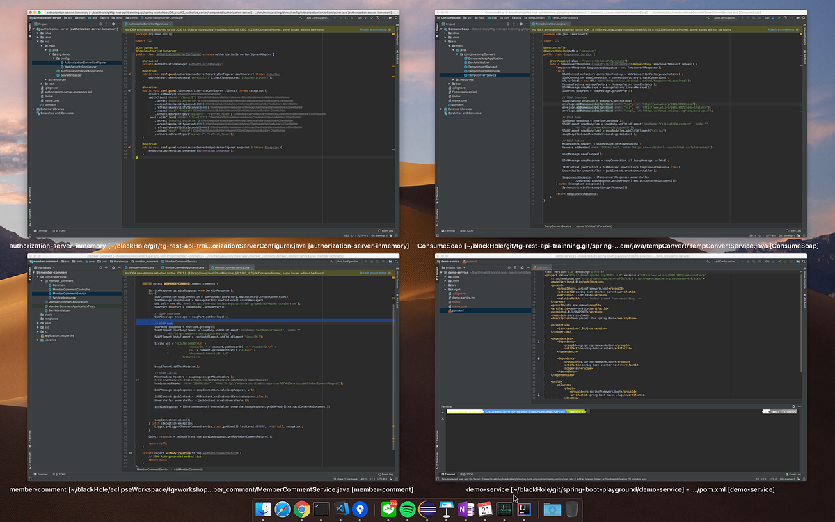 Open multiple maven projects on IntelliJ | by Phanuphat Cholatda | Medium