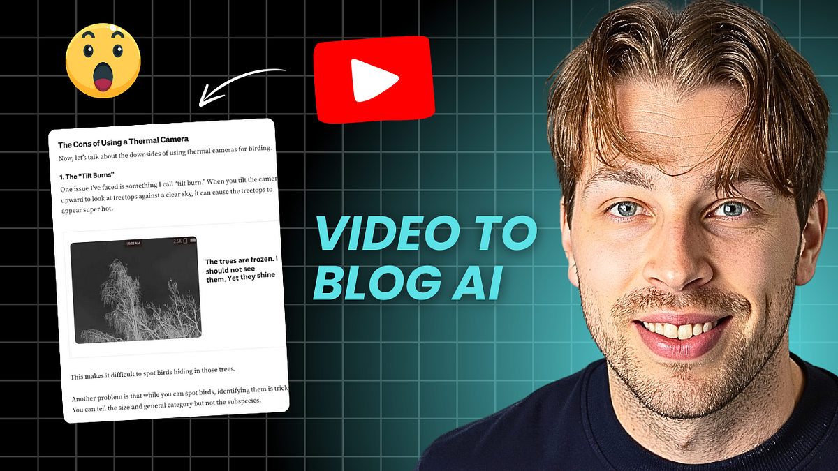 How to Turn Videos into Blog Posts (with Images) | by Artturi Jalli ...